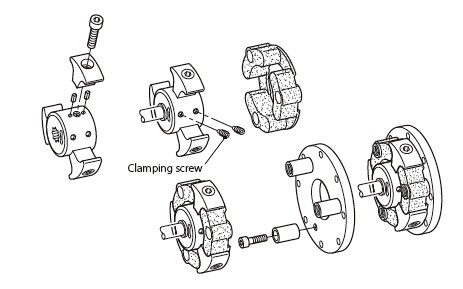 Excavator Attachments Centaflex CF-H-110 Coupling Element with ...