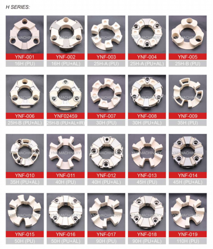 Flexible Rubber Hydraulic Pump Engine Drive Couplings for Excavators ...