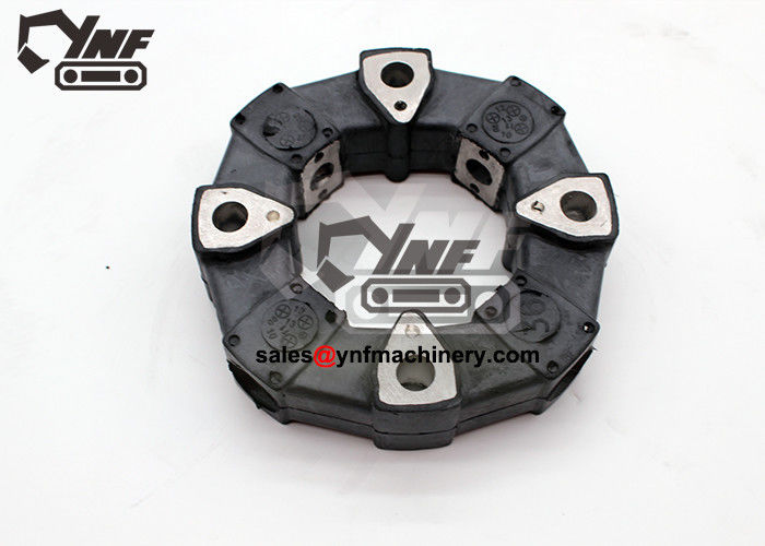Excavator Hydraulic Pump Coupling Black Color Natural Rubber Coupling