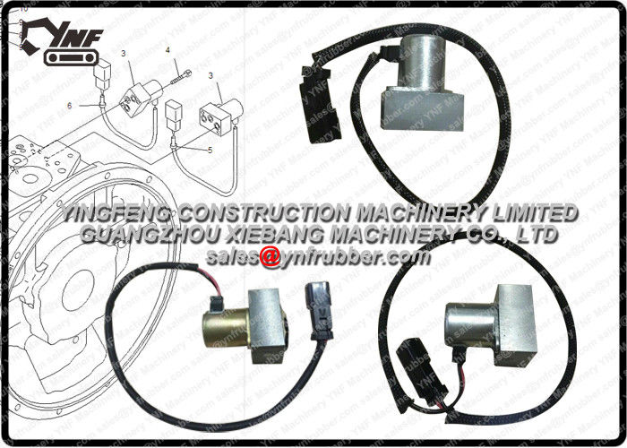 Pilot Valve Excavator Electric Parts for Komatsu PC200-7 Hydraulic Pump ...