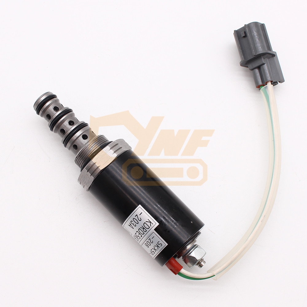 Excavator Parts R210LC-7 R225-7 R215-7 Hydraulic Main Pump Solenoid ...